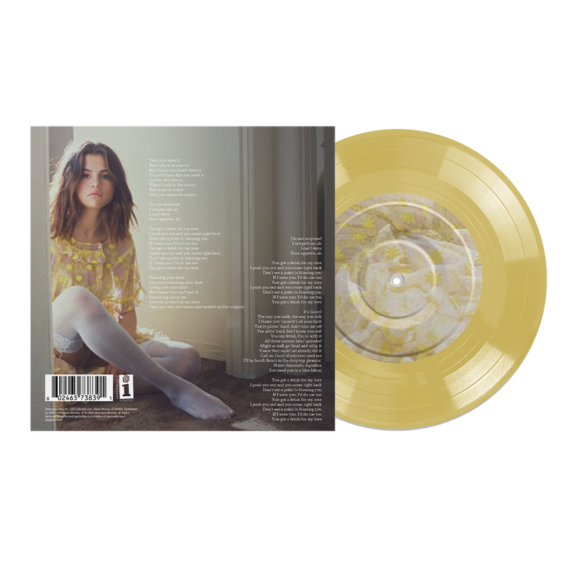 Fetish 7 Vinyl Selena Gomez
