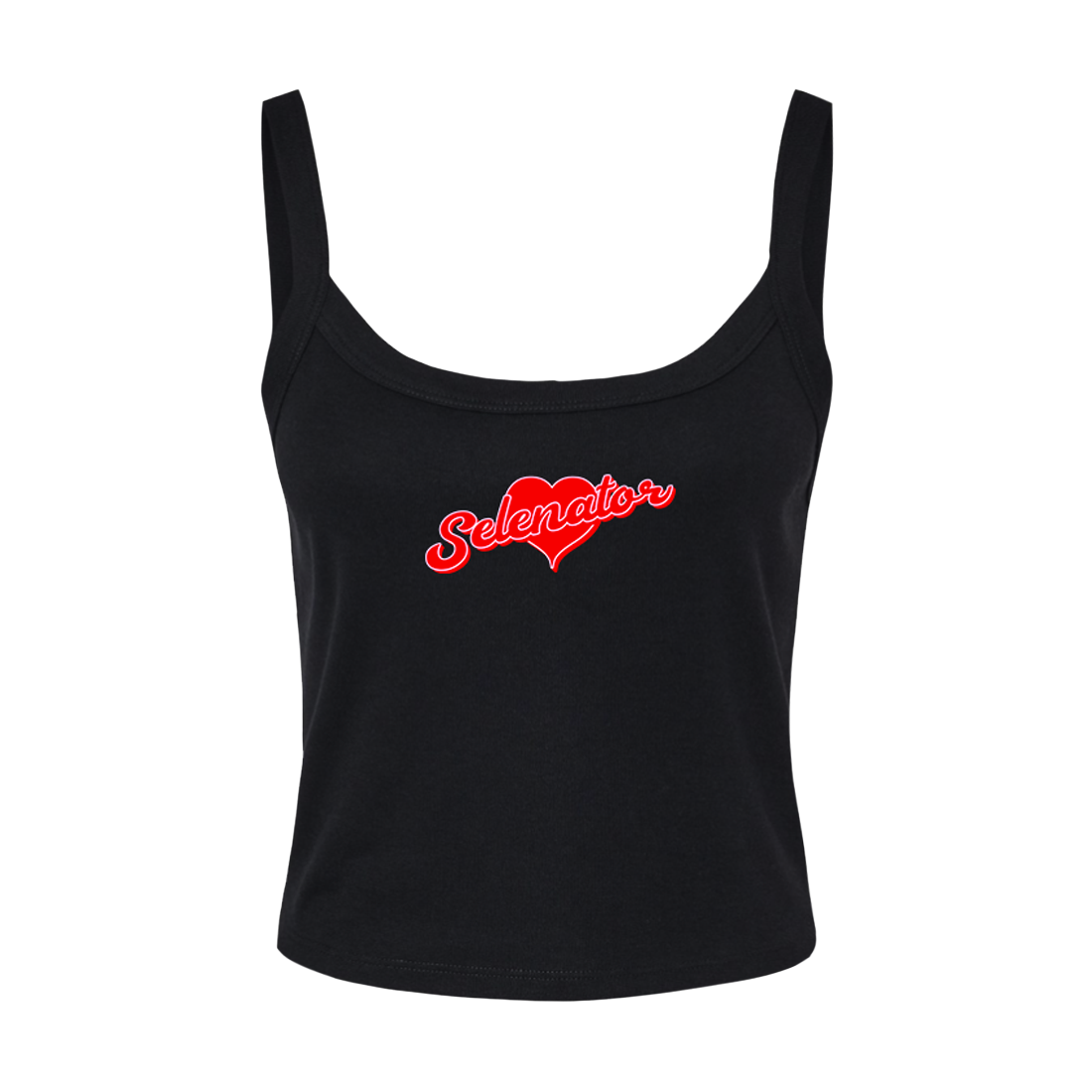 Selenator Black Heart Tank - Selena Gomez